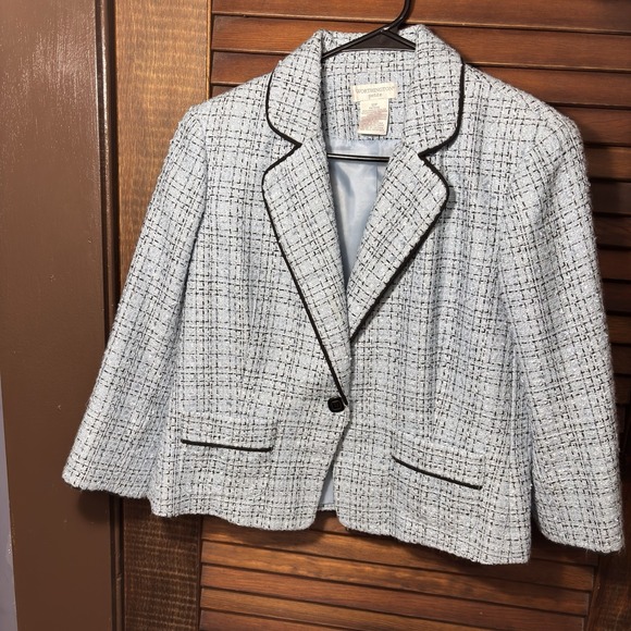 Worthington | Jackets & Coats | Worthington Petite Womens Light Blue ...